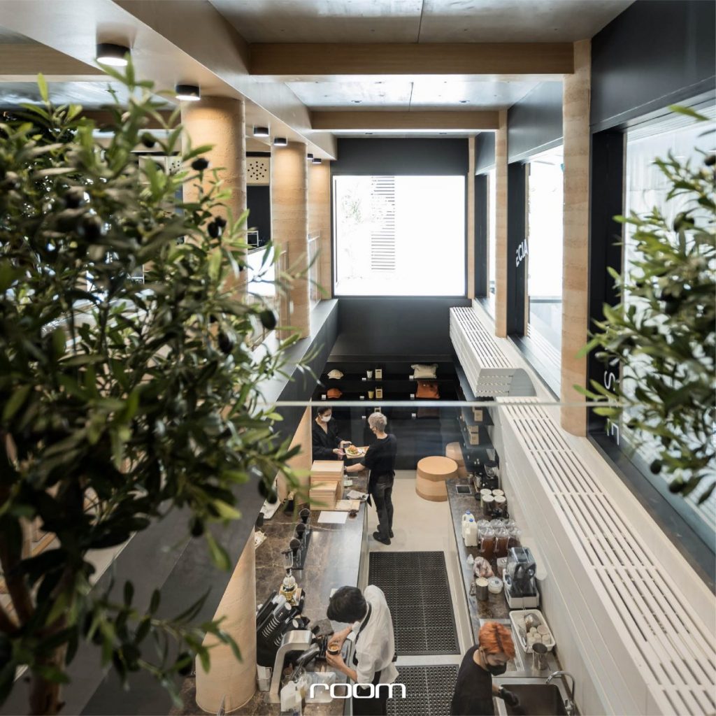 CPS Coffee คาเฟ่ที่มีเพียงสามสีตามการคั่วกาแฟ - room