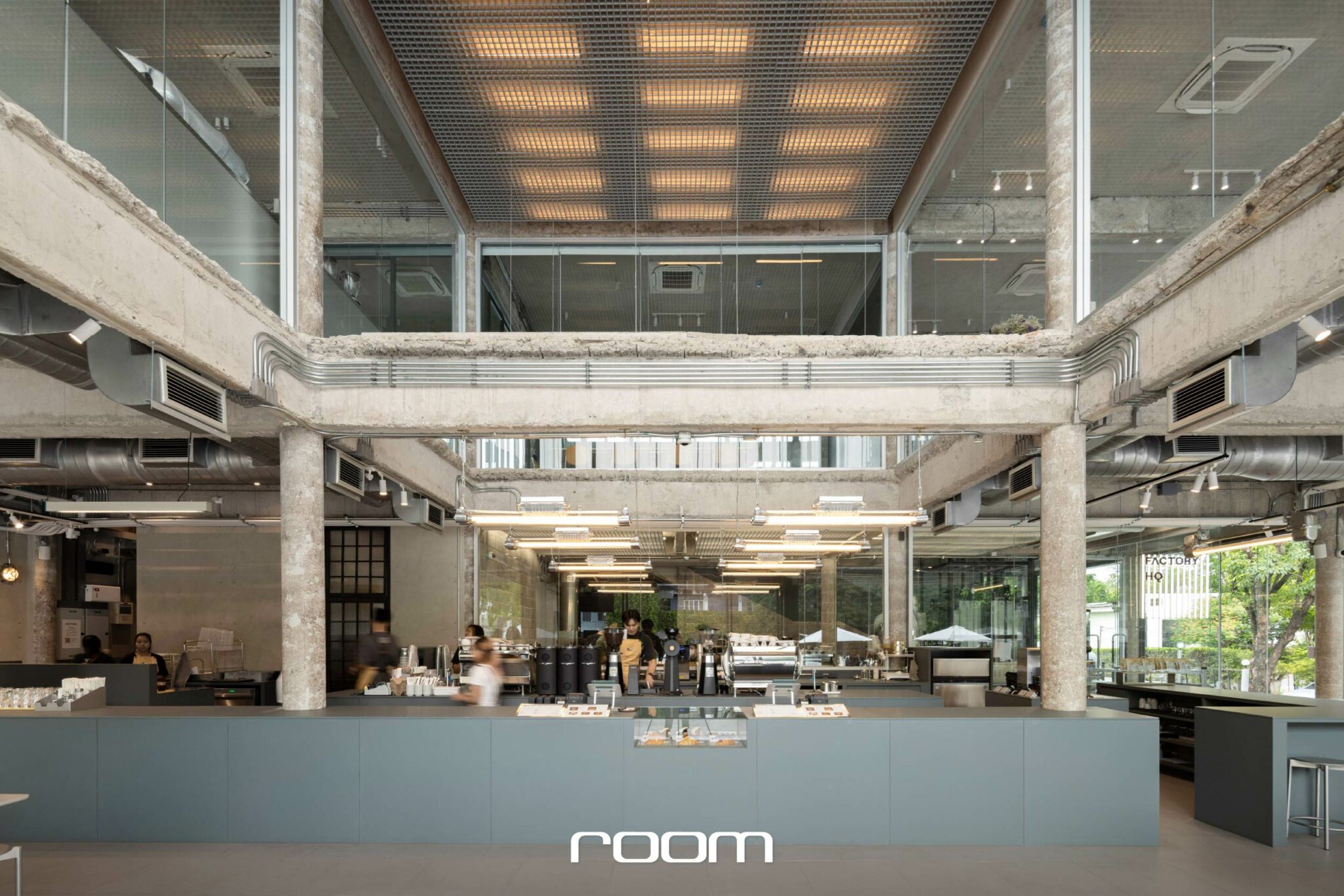 Factory Coffee HQ คาเฟ่สเปเชียลตี้โชว์เสน่ห์อินดัสเทรียล - room
